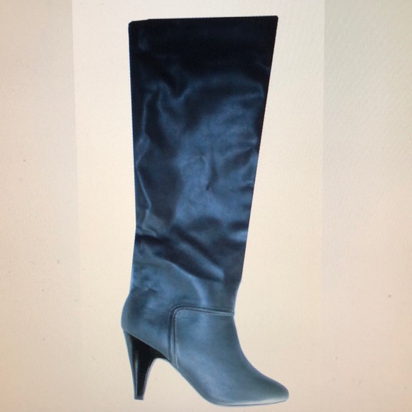 Victoria's Secret | Shoes | Nib Victorias Secret Grey Over The Knee ...